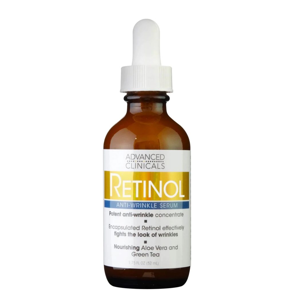 ADVANCED CLINICALS Anti-Wrinkle Retinol Serum Anti-aging 52ml ...